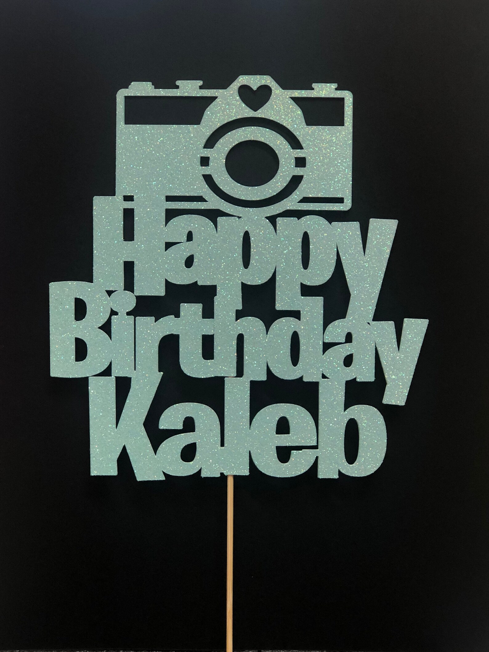 Happy Birthday Camera Cake Topper Photographer Cake Topper - Etsy