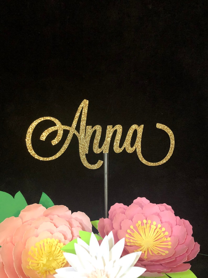 Custom Name Cake Topper Personalized Cake Topper Topper | Etsy