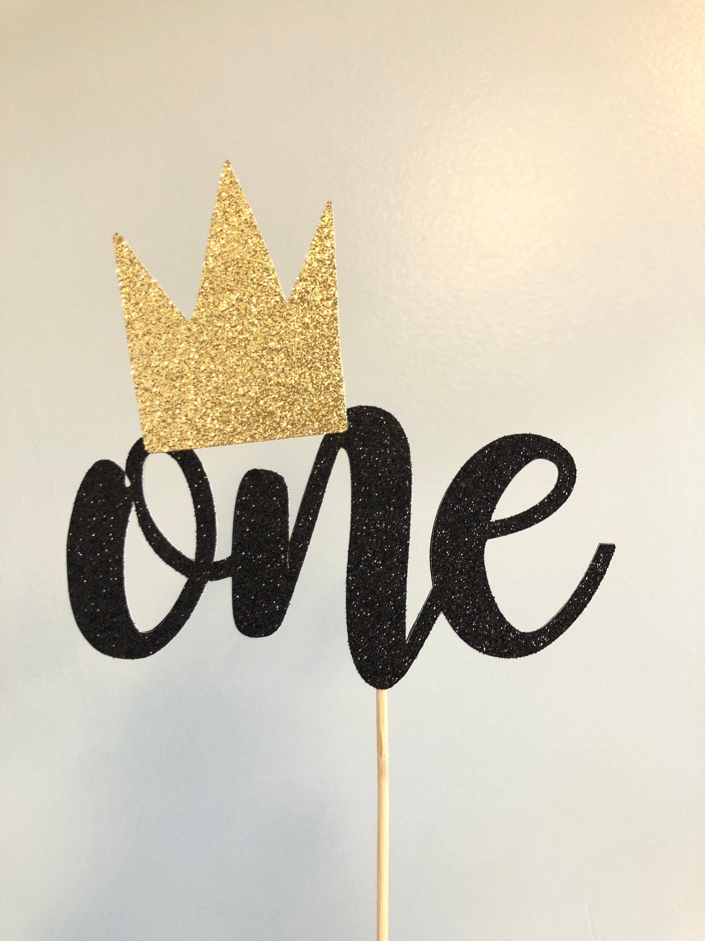 Wild One Cake Topper / First Birthday Party Decoration / Glitter Cake ...