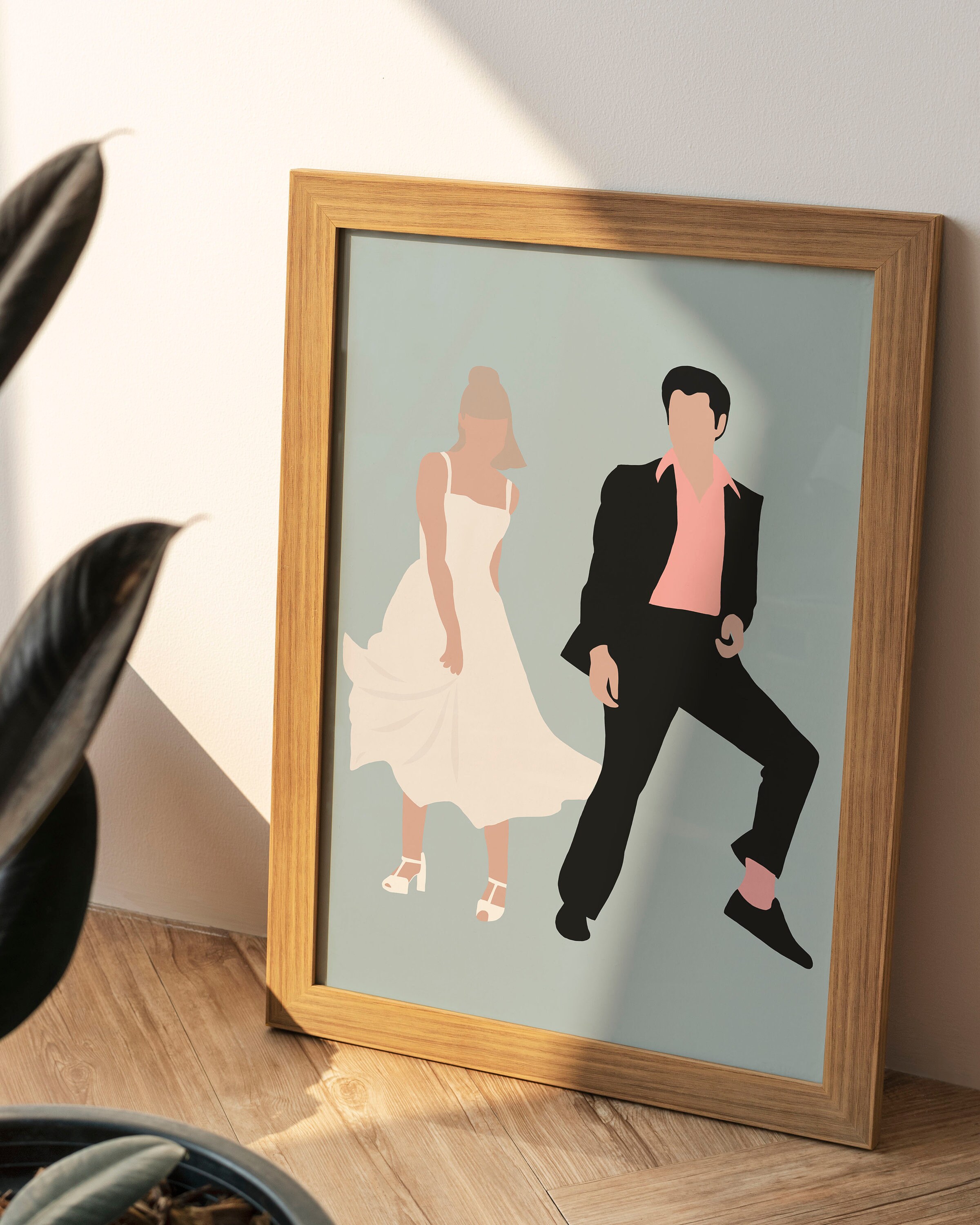 Grease Movie Art | INSTANT DOWNLOAD | Minimalist Illustration ...