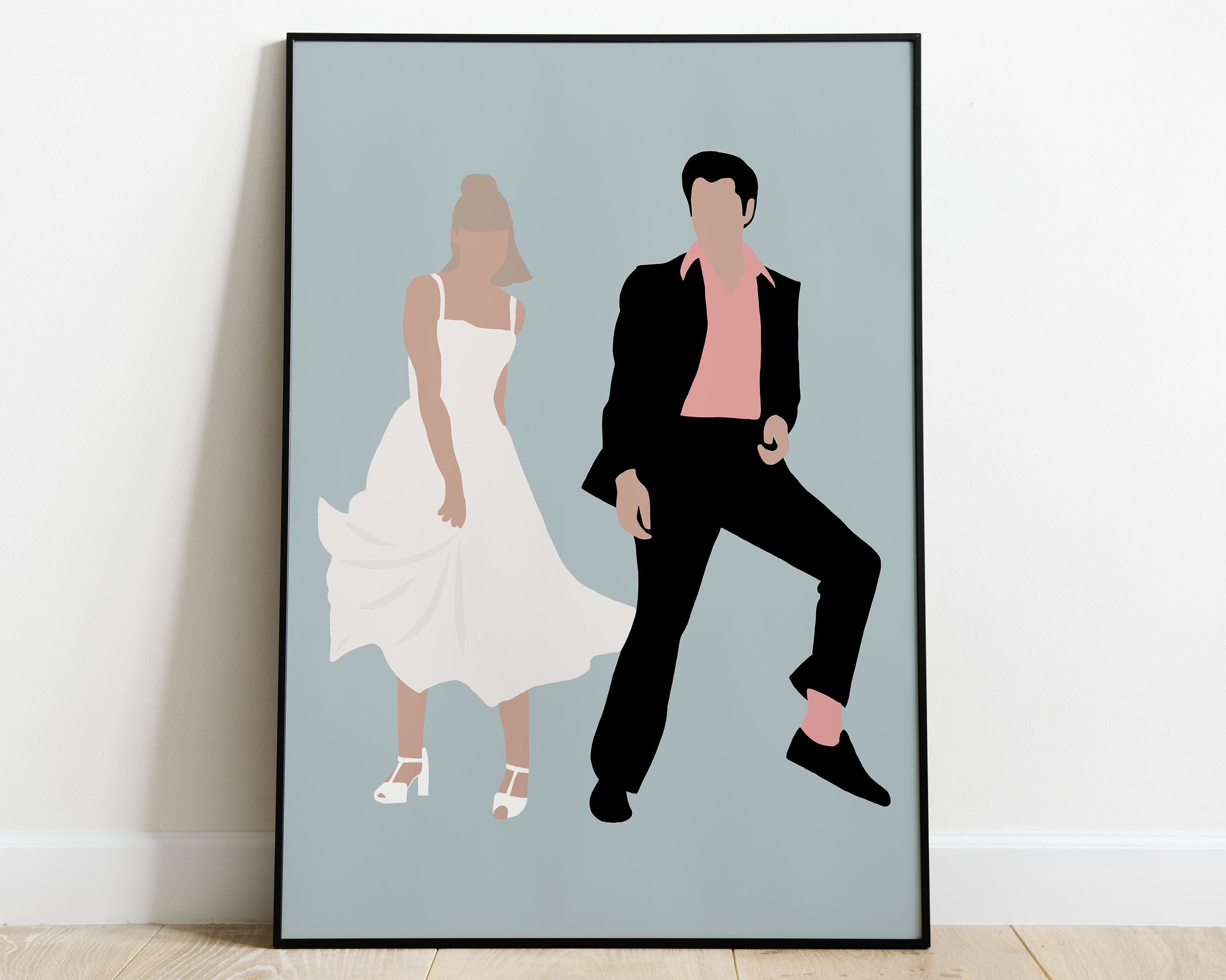Grease Movie Art | INSTANT DOWNLOAD | Minimalist Illustration ...