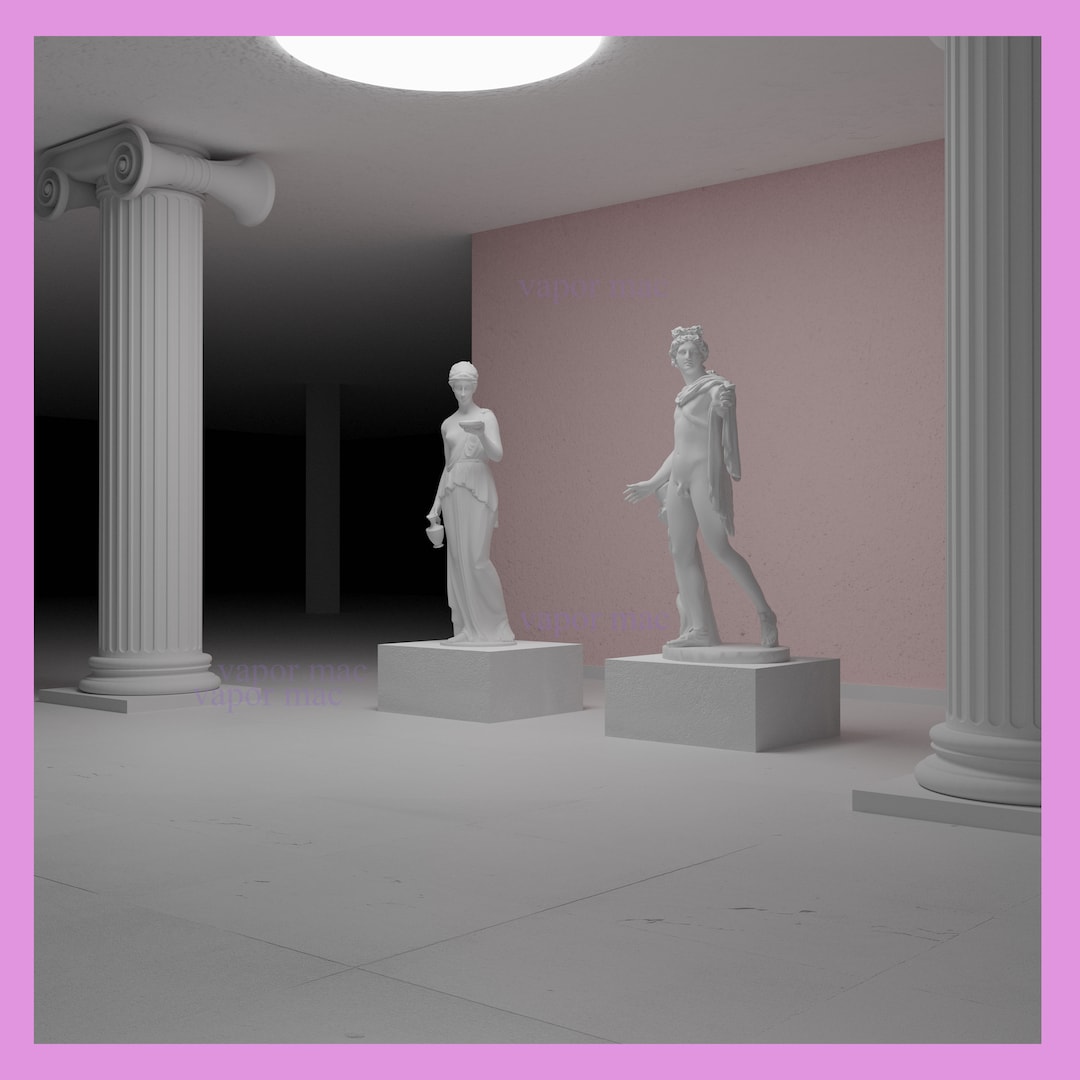 PRINTABLE ANY SIZE, Vaporwave, Retro, High Quality, Apollo, Alexander ...