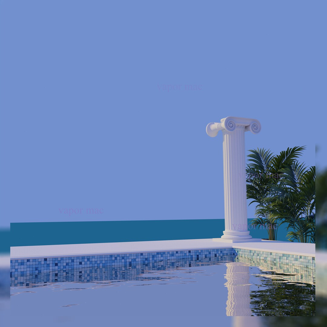 PRINTABLE ANY SIZE, Vaporwave, Abstract, Retro, High Quality ...