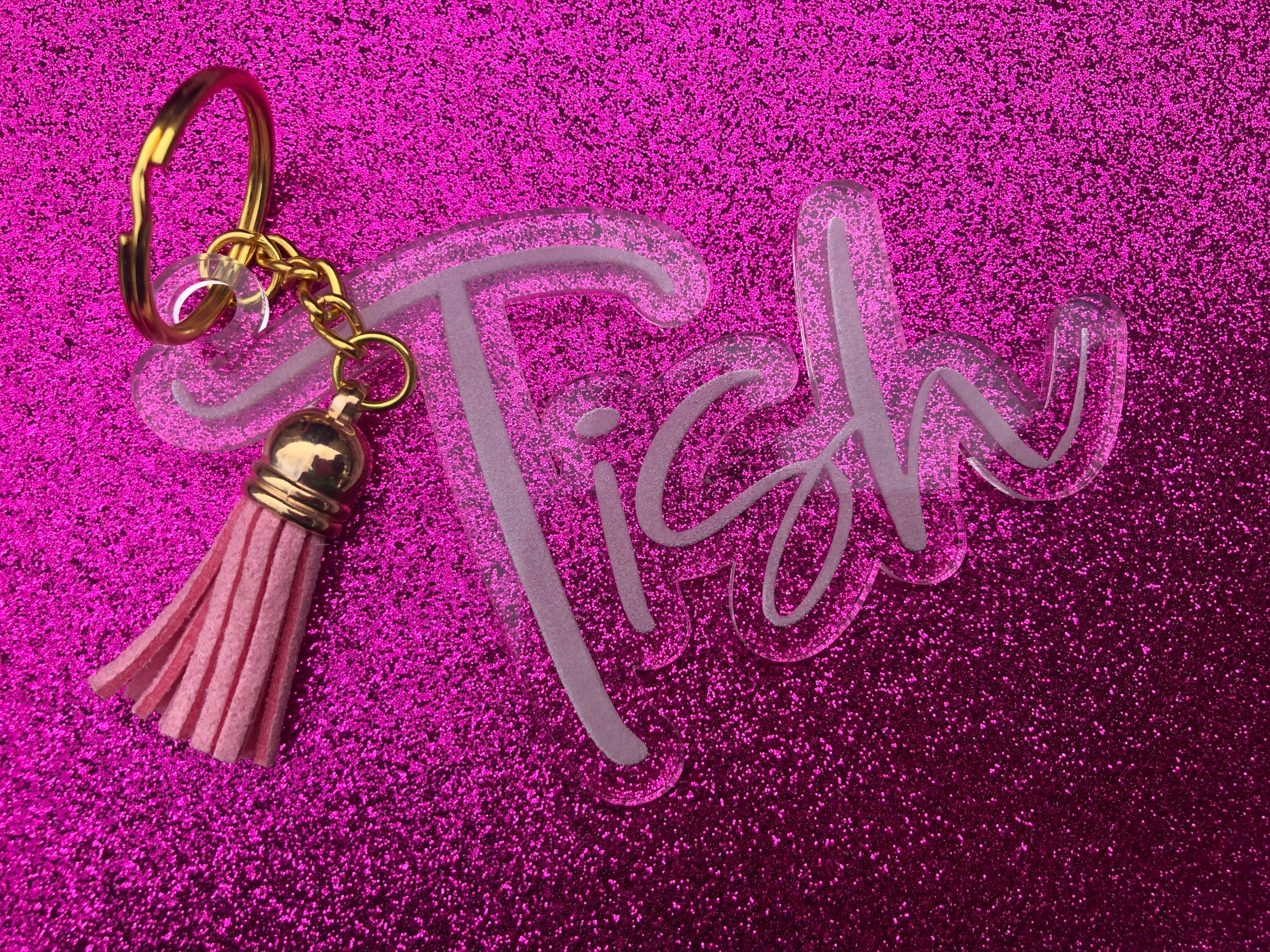 Acrylic Key Chain | Etsy