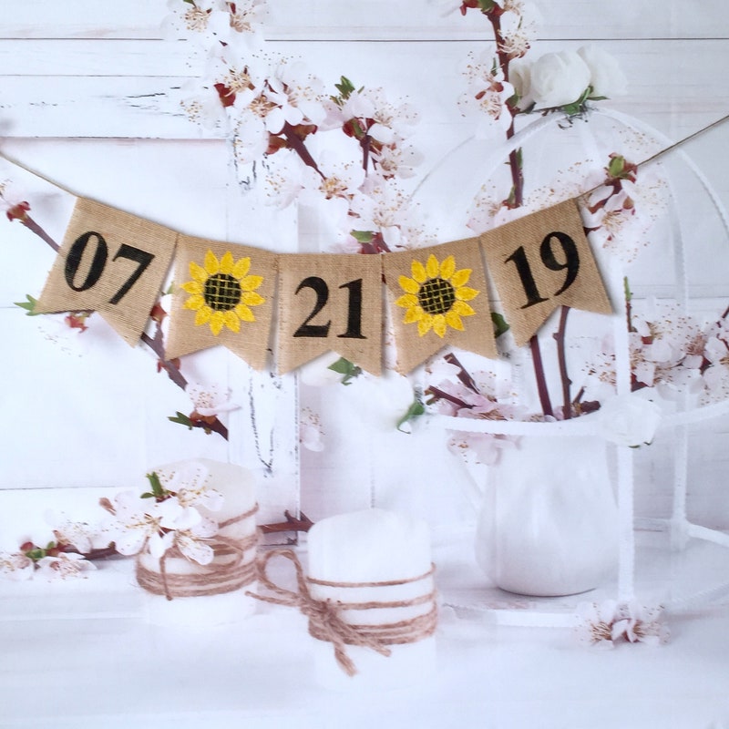 Burlap Sunflowers - Etsy