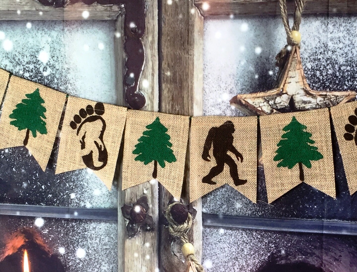 Bigfoot Party Banner Sasquatch Party Birthday | Etsy