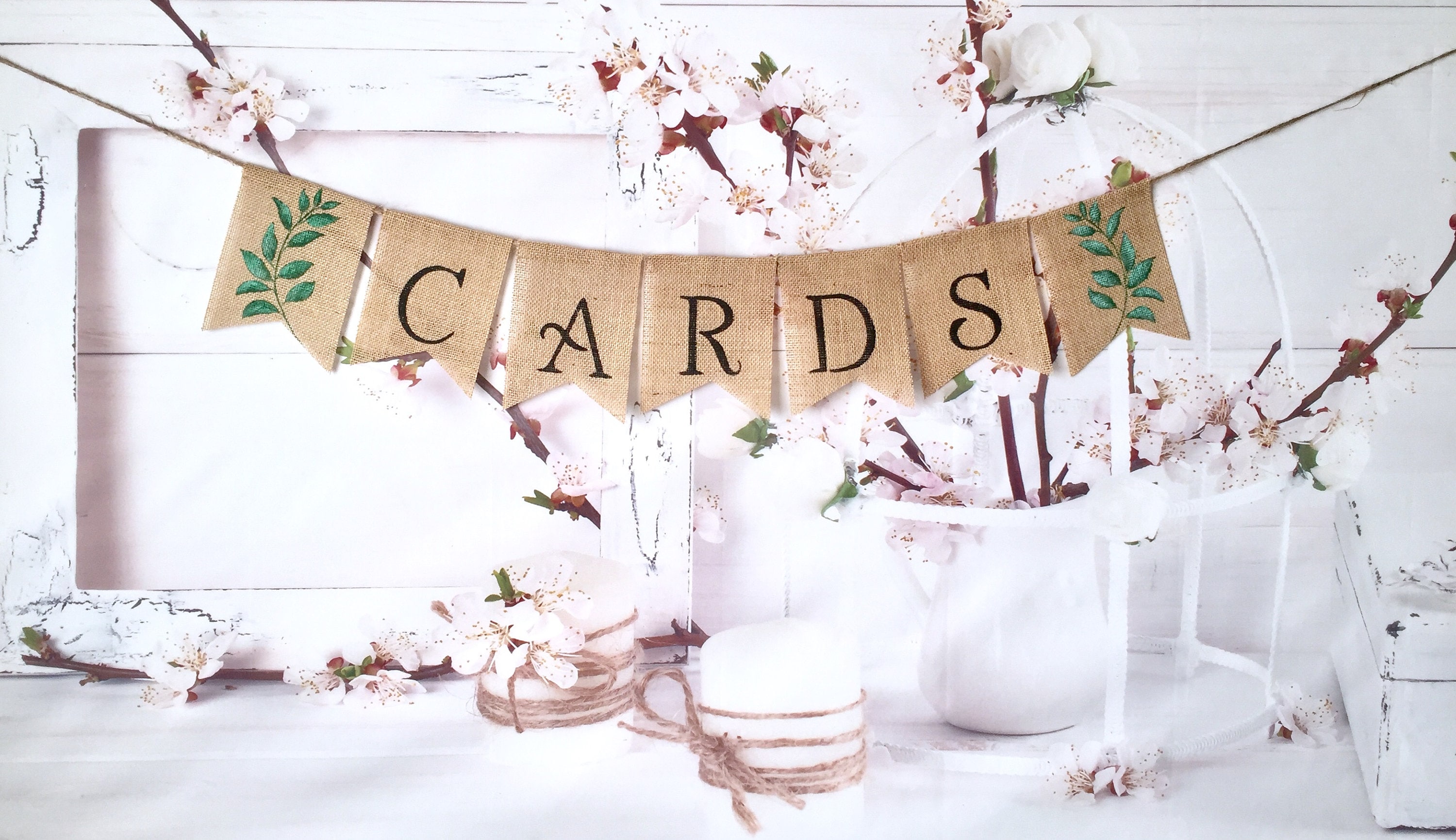 CARDS Wedding Burlap Banner GIFTS Wedding Burlap Banner - Etsy