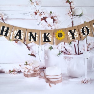 Sunflower WEDDING Burlap Banner, Sunflower Bridal Shower Banner ...