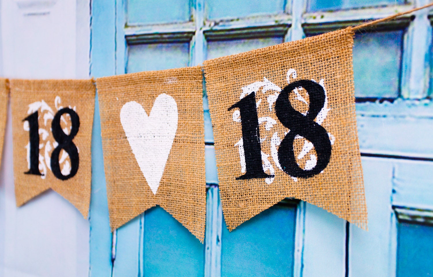 WEDDING DATE Banner Wedding Burlap Banner Happily Ever - Etsy