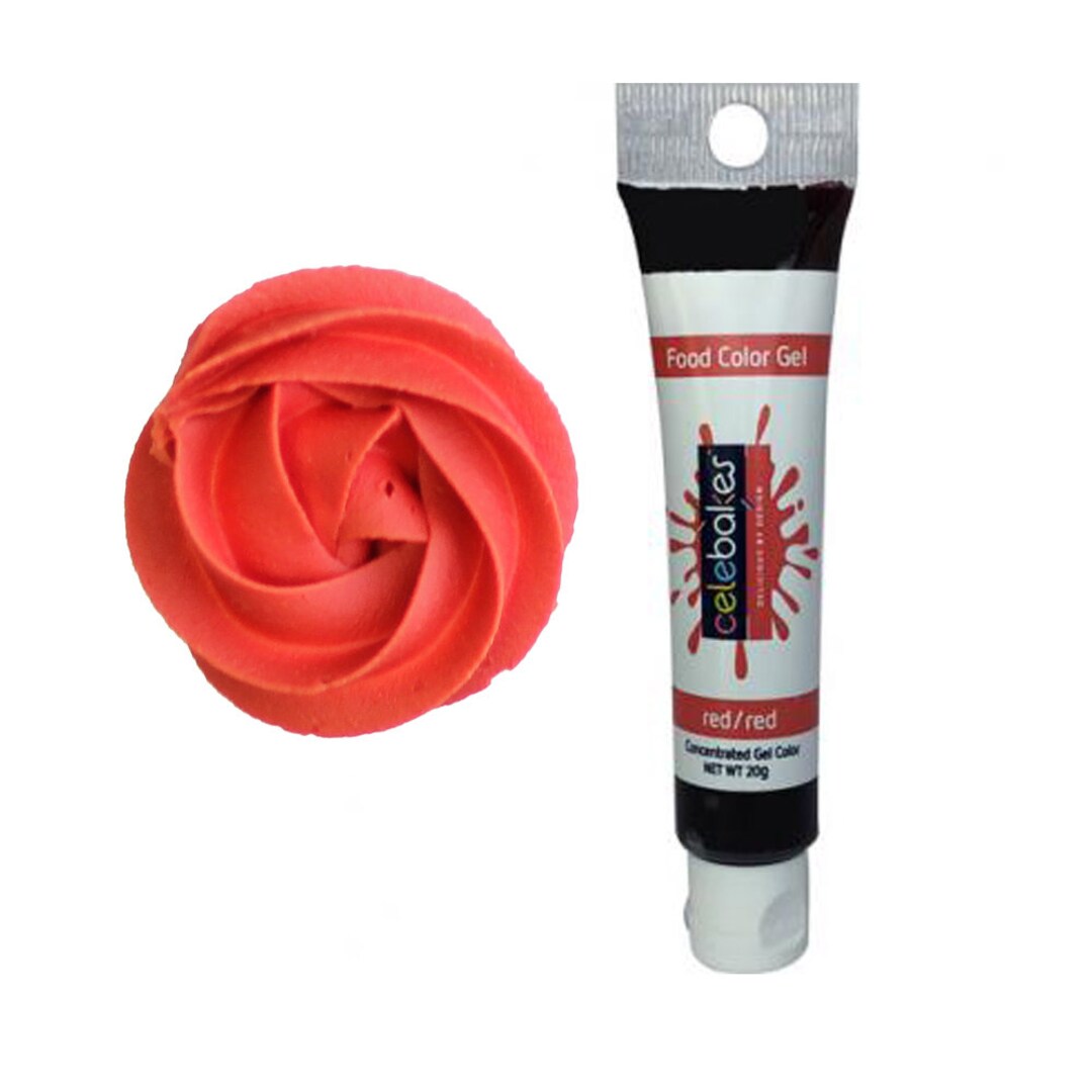 RED Gel Food Color CELEBAKES 20 Grams From CK Products - Etsy