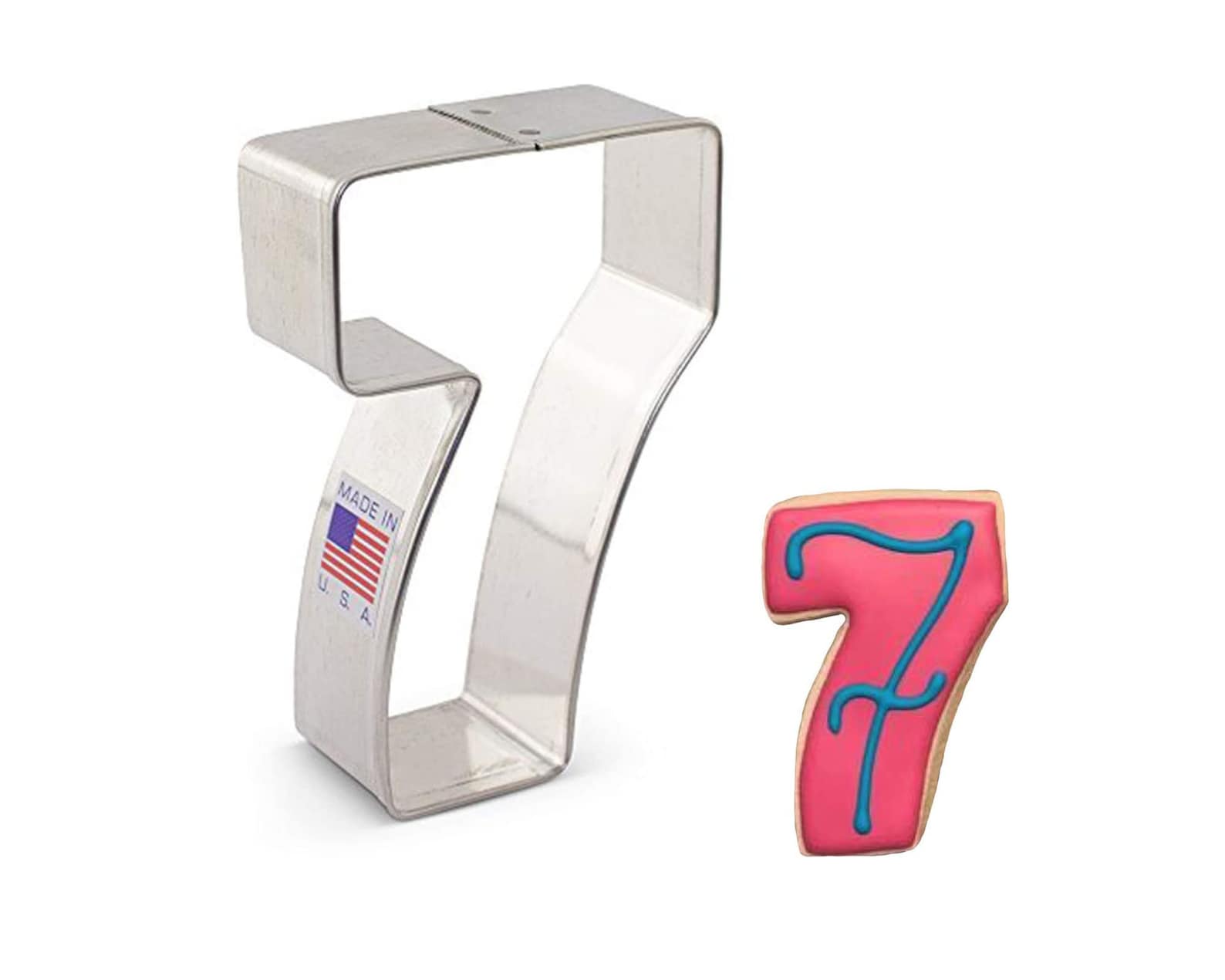 NUMBER SEVEN Metal Cookie Cutter 7 Ann Clark 3.25 Inch - Etsy