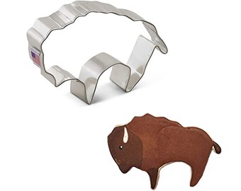 Metal 4 Buffalo Tin Plated Steel Cookie Cutter Bison - Etsy