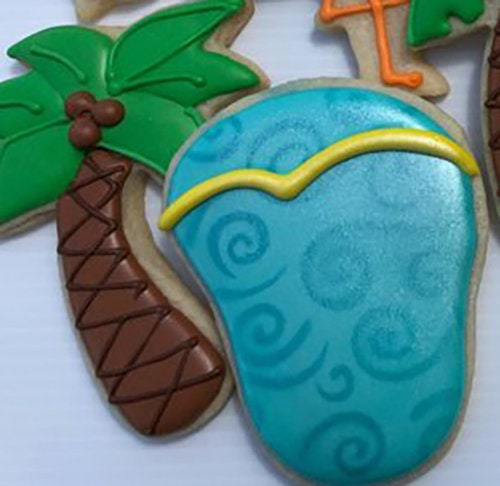 BEACH THEME Metal Cookie Cutter Set 3 Pc Flip Flop | Etsy