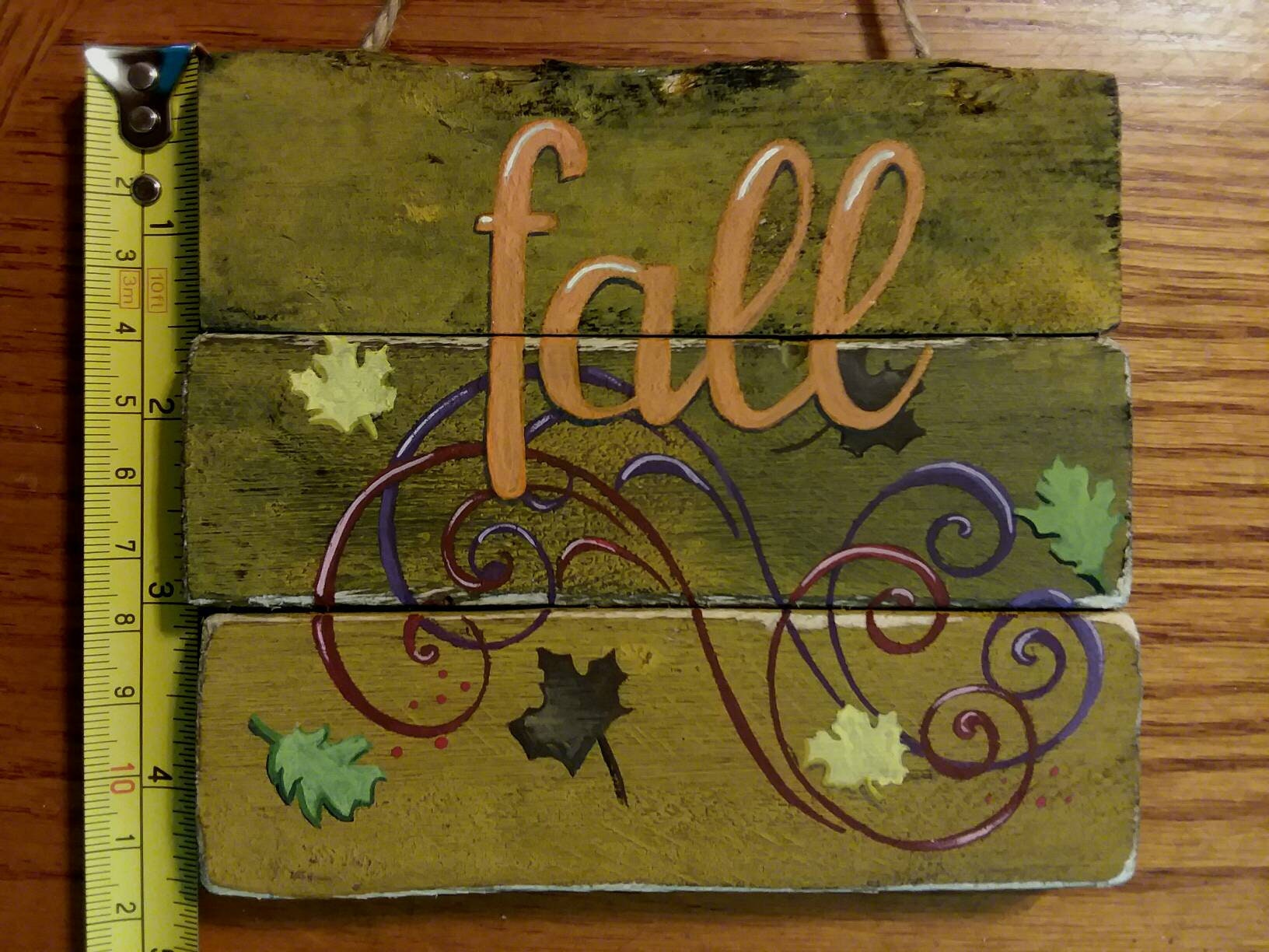 Fall Distressed Wood Sign - Etsy