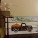 Autumn Truck Wood Sign - Etsy