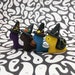 Polymer Clay Marble Snail Witch / Halloween Fairy Garden Miniature ...