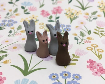 Polymer Clay Bunny - Etsy