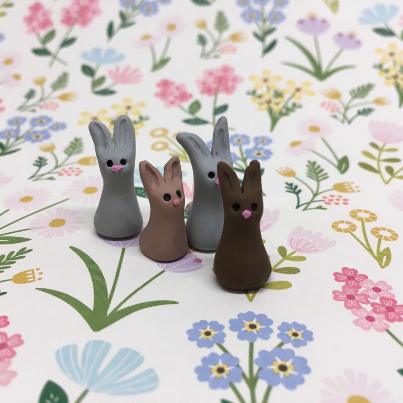 Polymer Clay Bunny - Etsy