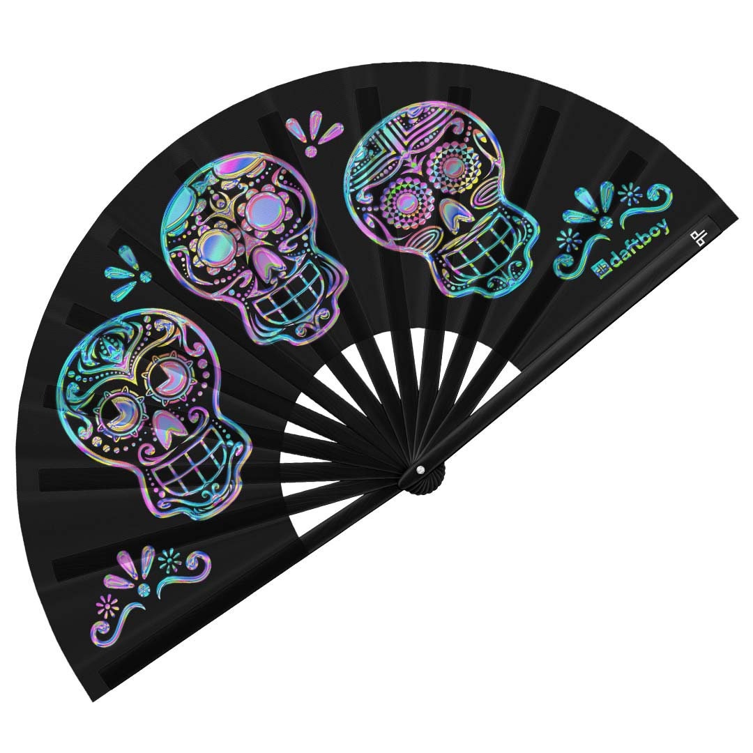 Sugar Skulls Fan - Etsy