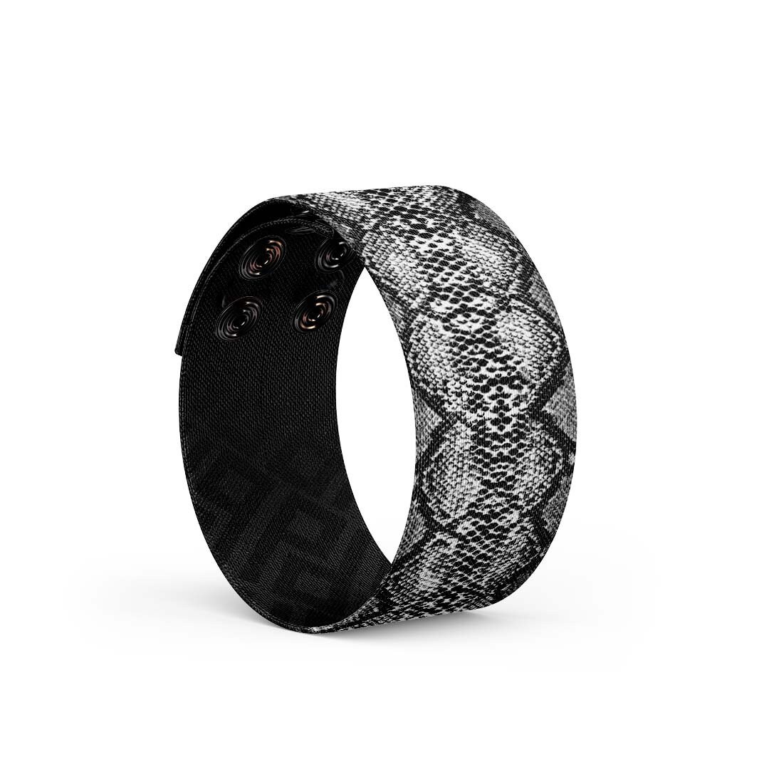 Hand Painted Python Snakeskin/ Bangle Bracelet/ Handcrafted by J ...