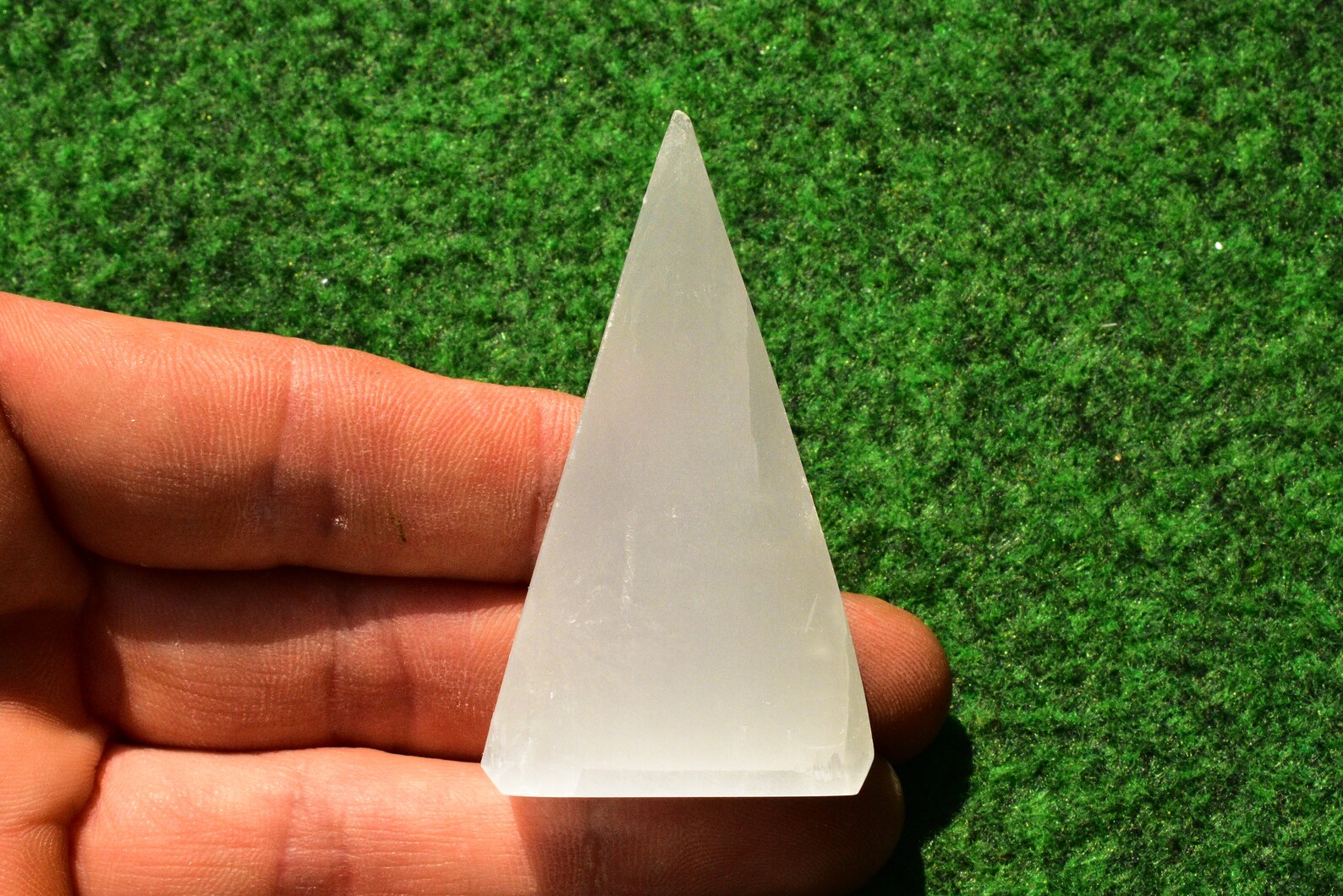 Selenite 1 Crystal Pyramid Tower Obelisk Mineral Gemstone Aura - Etsy