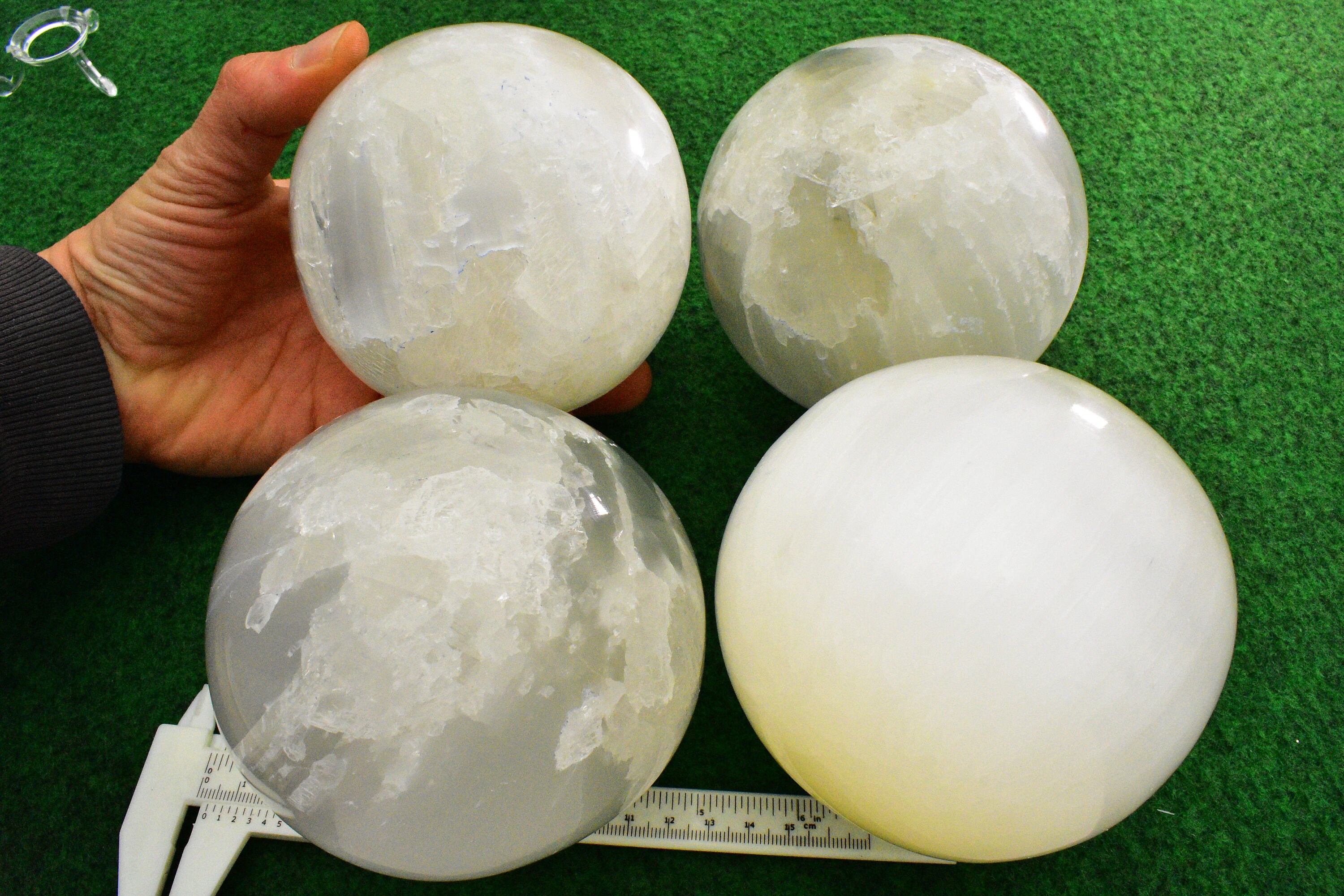 1 Large Selenite Crystal Sphere/ball Grade B 9-10-11cm Clear - Etsy