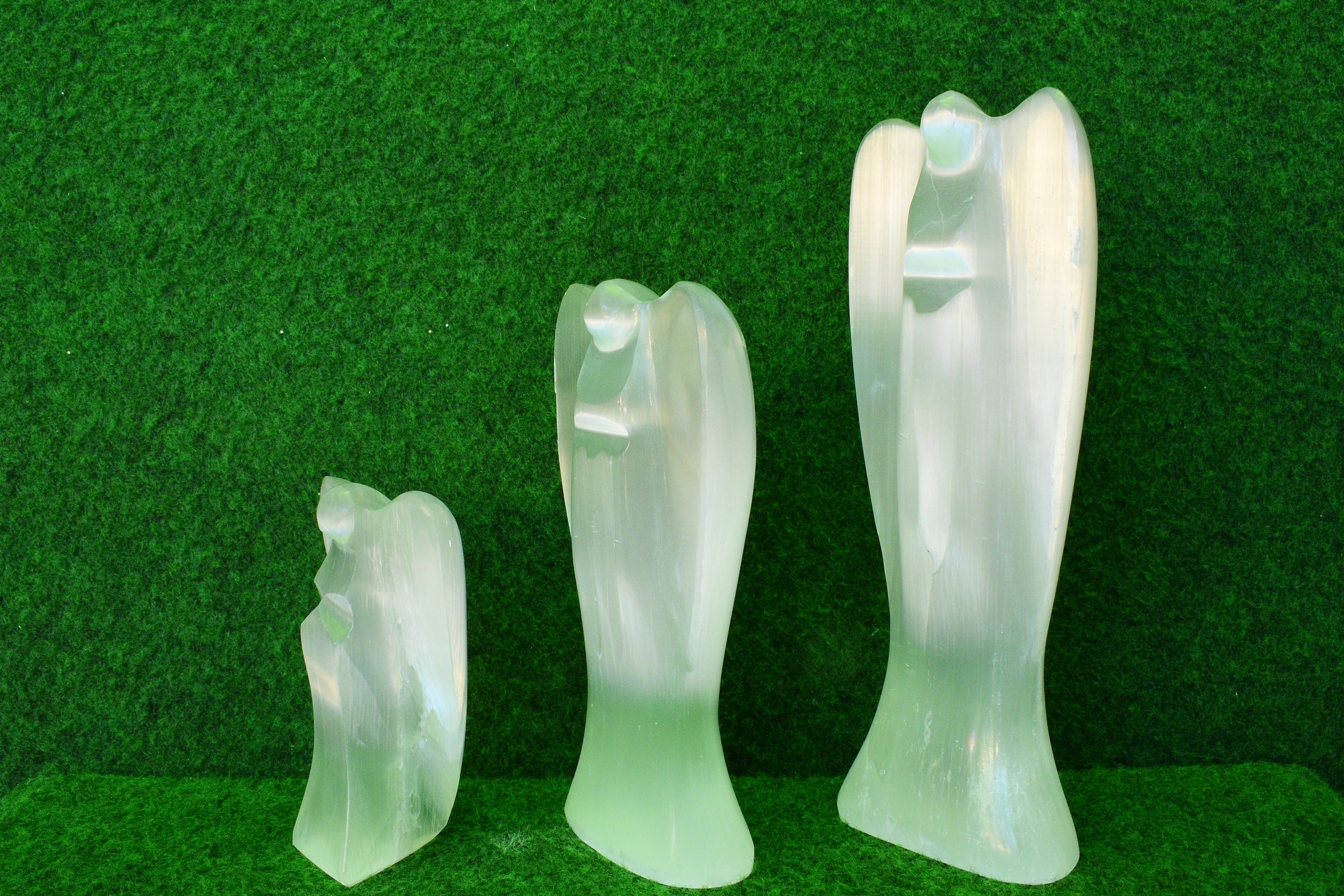 Selenite Crystal Angel 5-10-20cm Mineral Angel GIFT Healing | Etsy