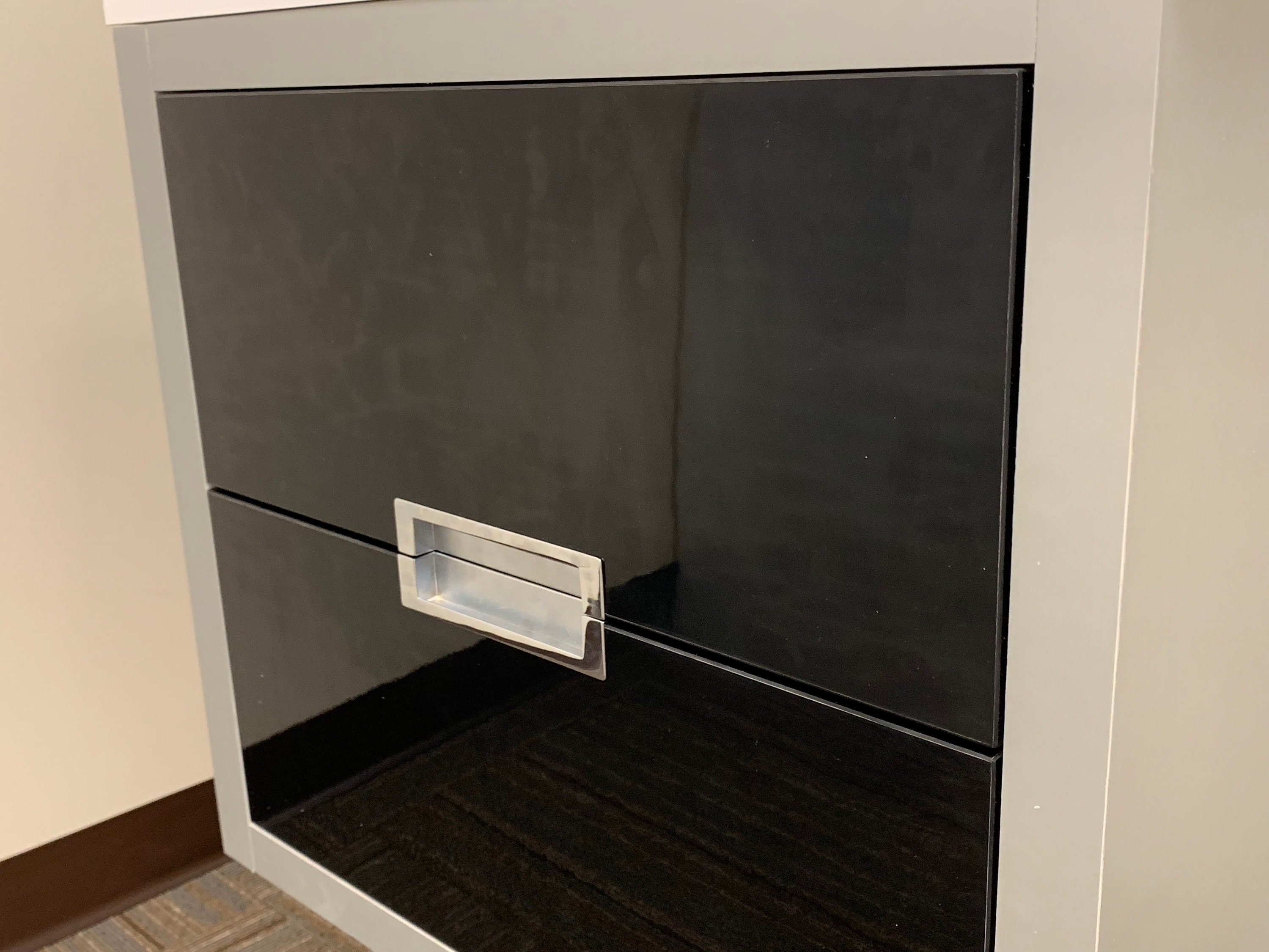 Modern 24 Single Bathroom Vanity Silver Grey/blackled - Etsy