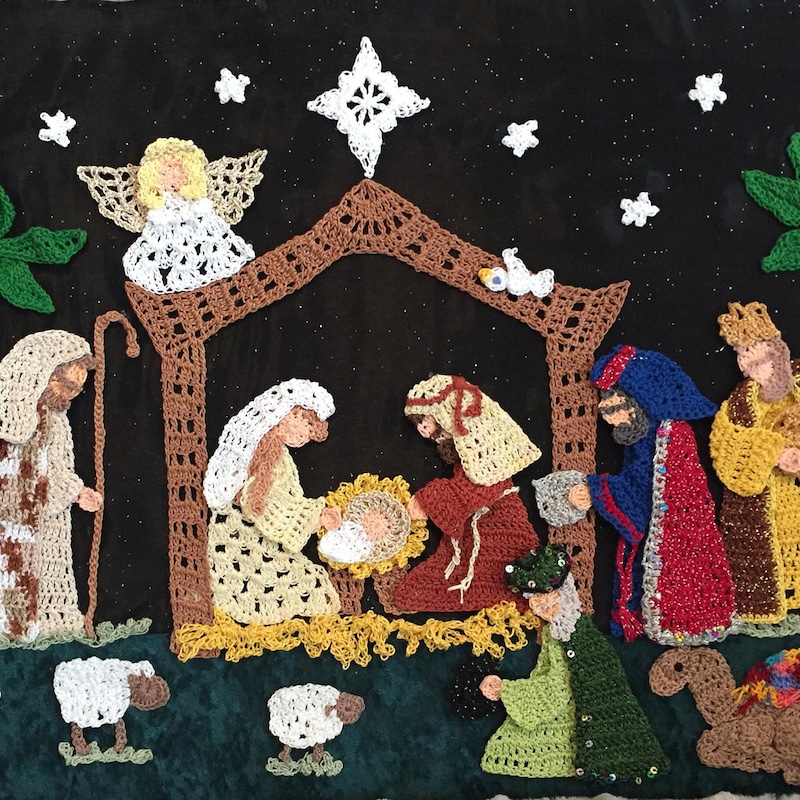 Crochet Nativity - Etsy