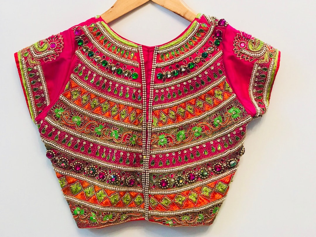 Heavy Embroidery Blouse - Etsy