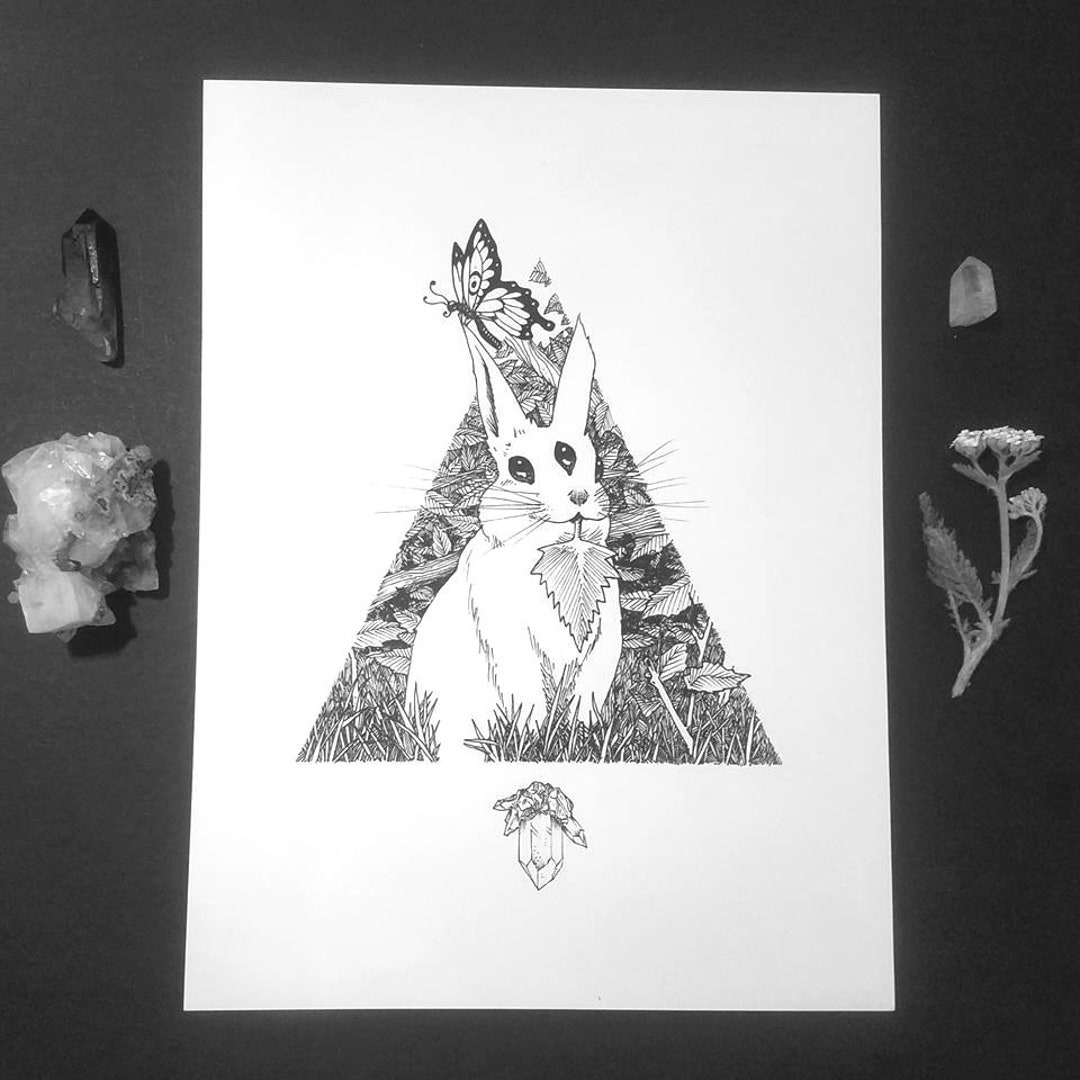 Witchcraft Art Print | Occult Art Print | Wiccan Art Print | Wall Art ...