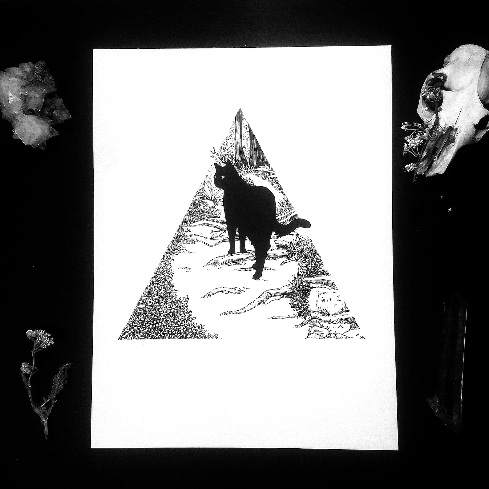Witchcraft Art Print | Occult Art Print | Wiccan Art Print | Wall Art ...