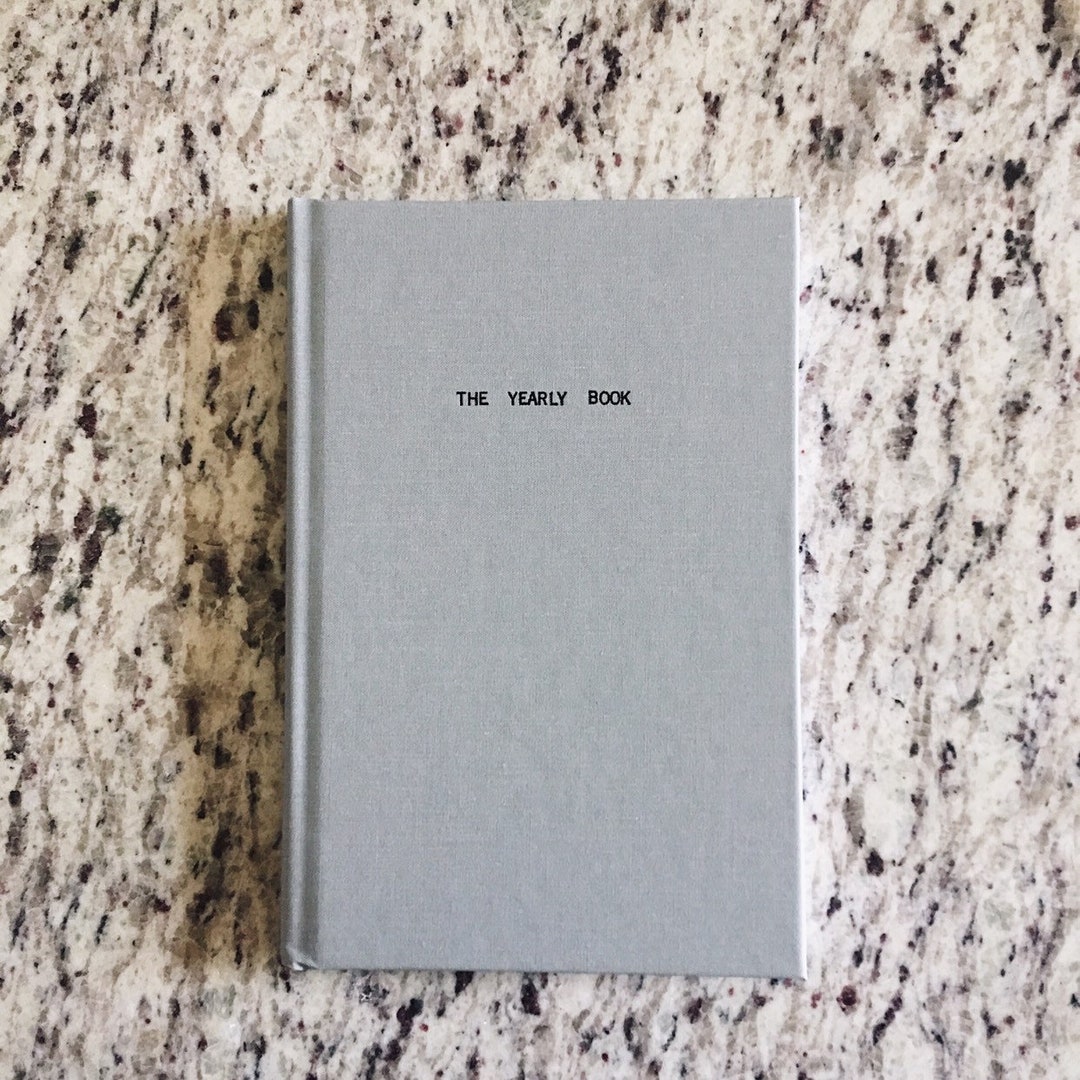 The Yearly Book - Jennifer - Etsy