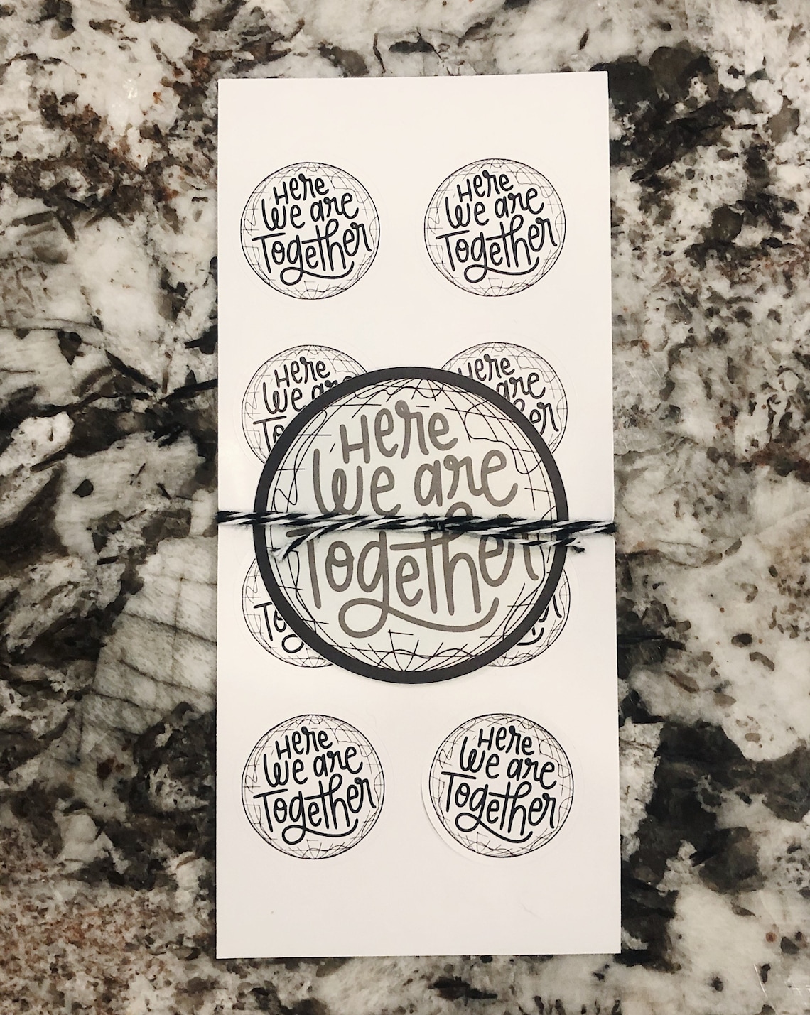 Here We Are Together Sticker Pack - Etsy