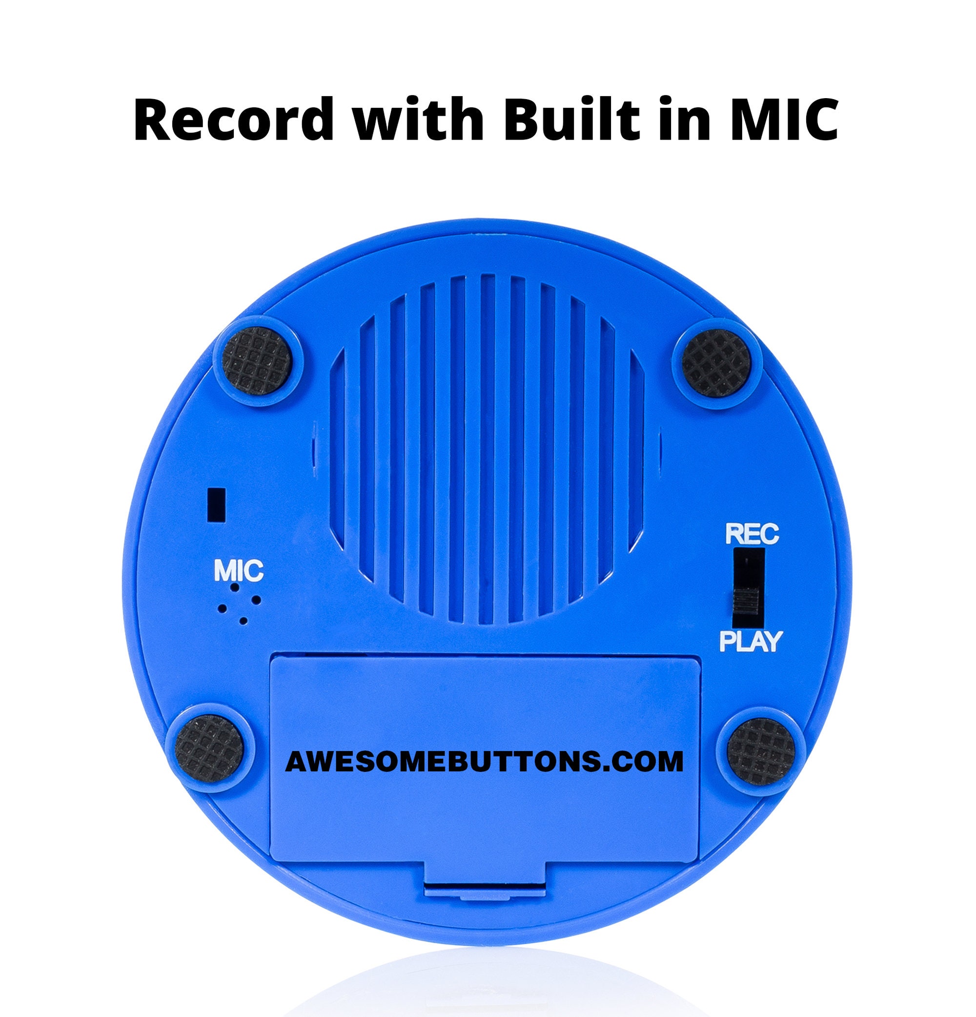 Record Me Button - Unique Cheerful Design With Built-in MIC, Record ...