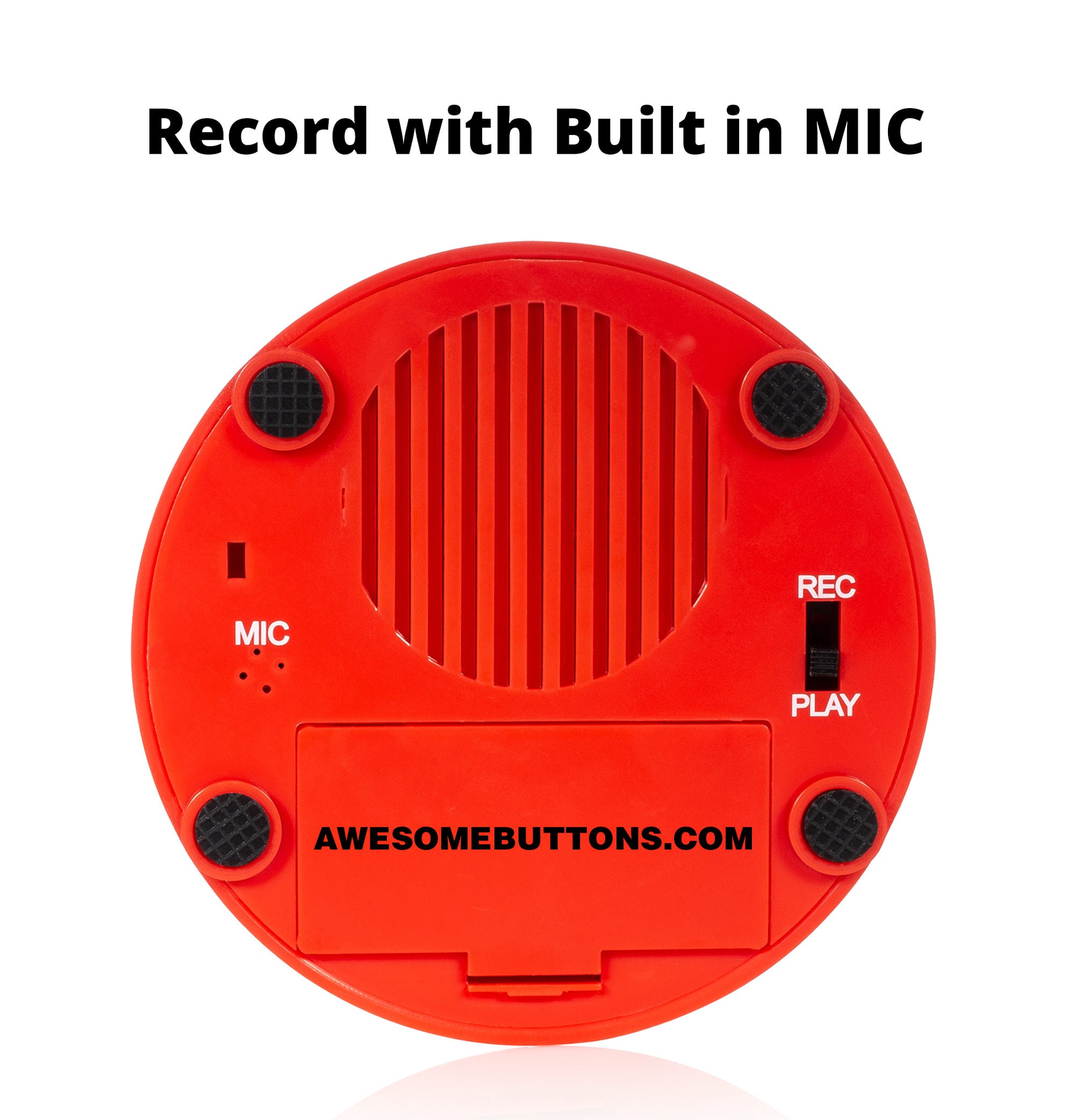 Record Me Button - Unique Cheerful Design Recordable With Built-in MIC ...