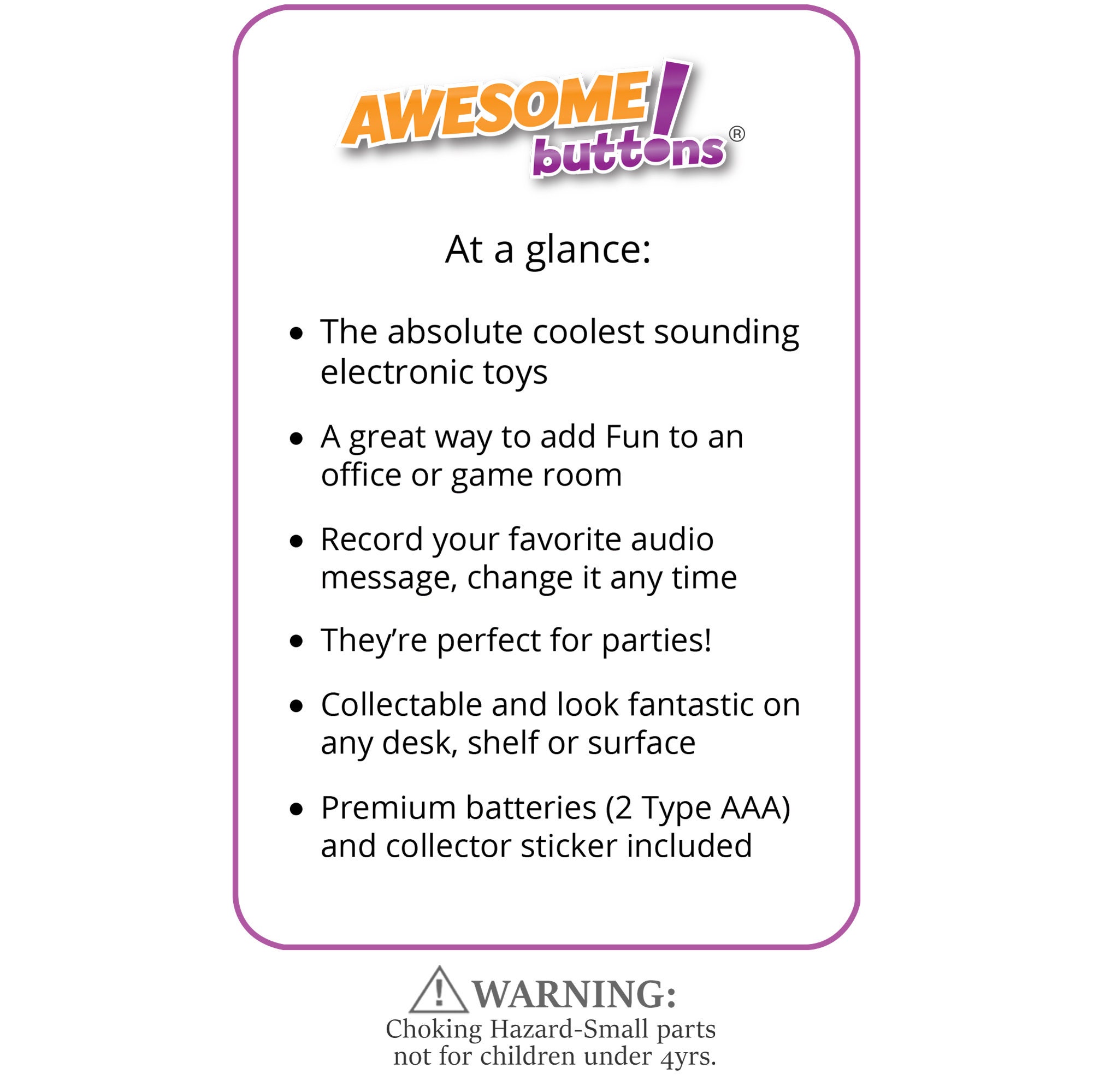 Record Me Button - Unique Cheerful Design Recordable With Built-in MIC ...