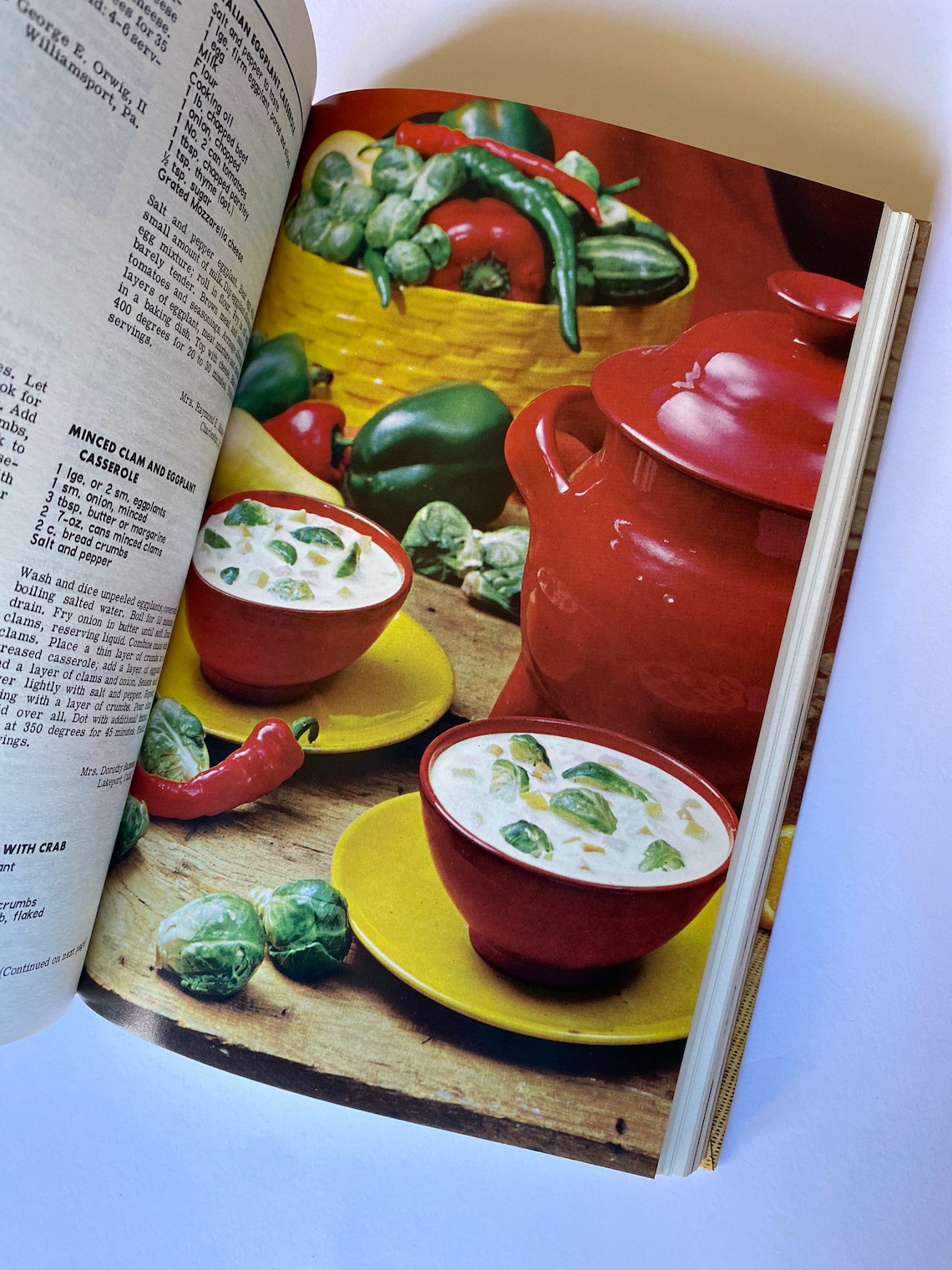 Vintage 1970s Cookbook Favorite Recipes of America Vegetables Fruits ...