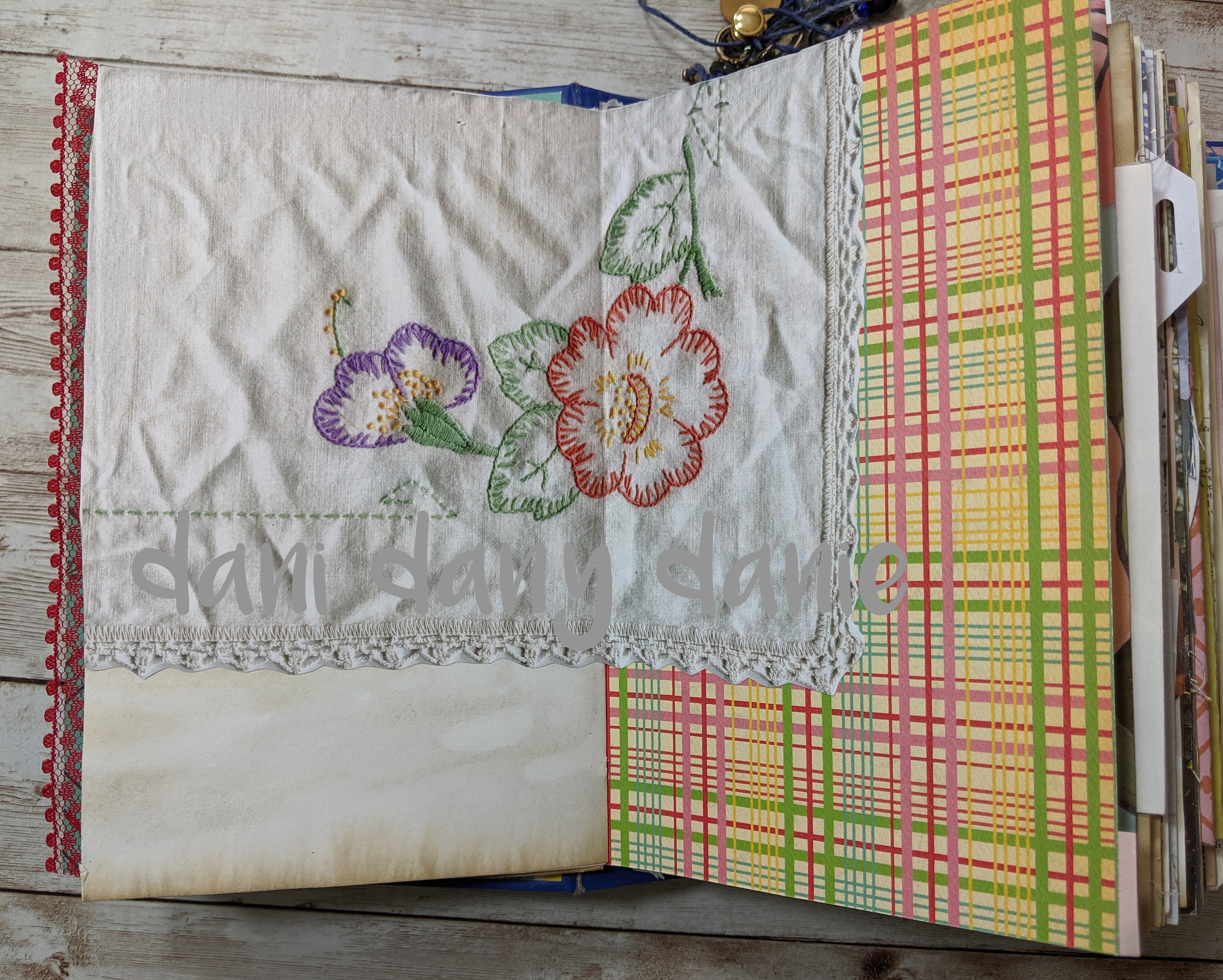 Vintage Digital Linens Pack Two - Printable Fabric Floral Paper ...