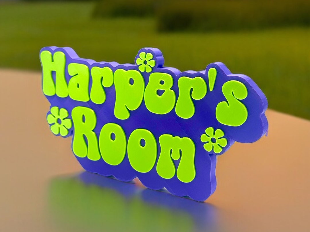 Personalized 3D Name Plate | Custom Name Tag Sign | Customized Kids ...