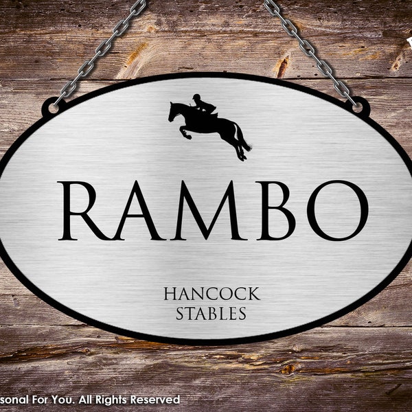 Horse Stall Signs - Etsy