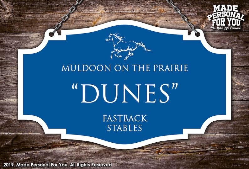 Stall sign - Etsy