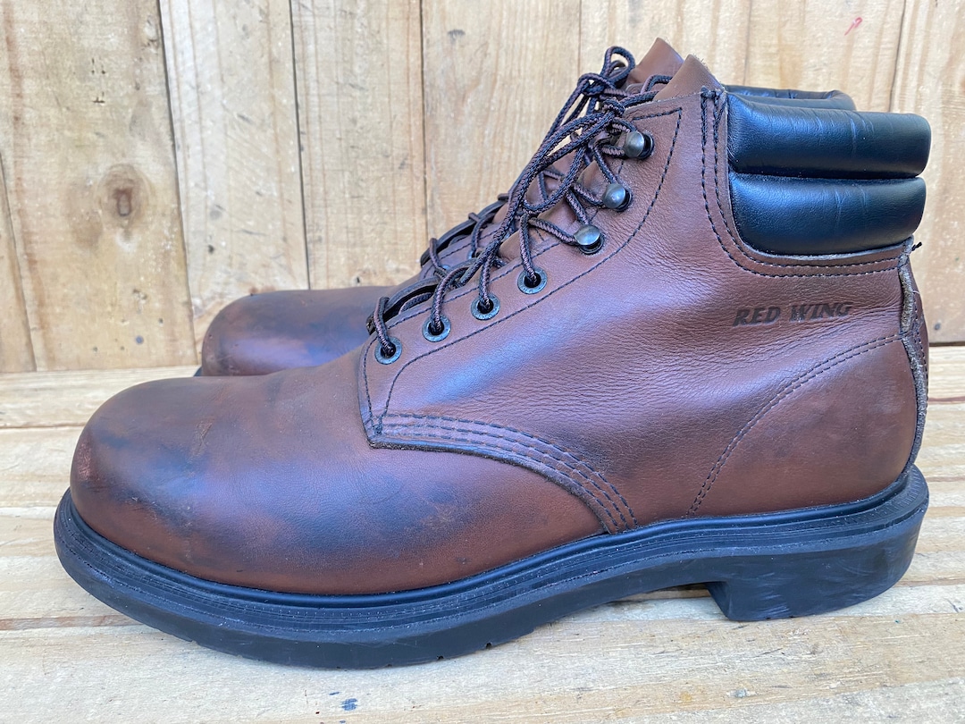 Men's RED WING 2245 6 Steel Toe EH Leather Boots Work Chore Sz 12 - Etsy