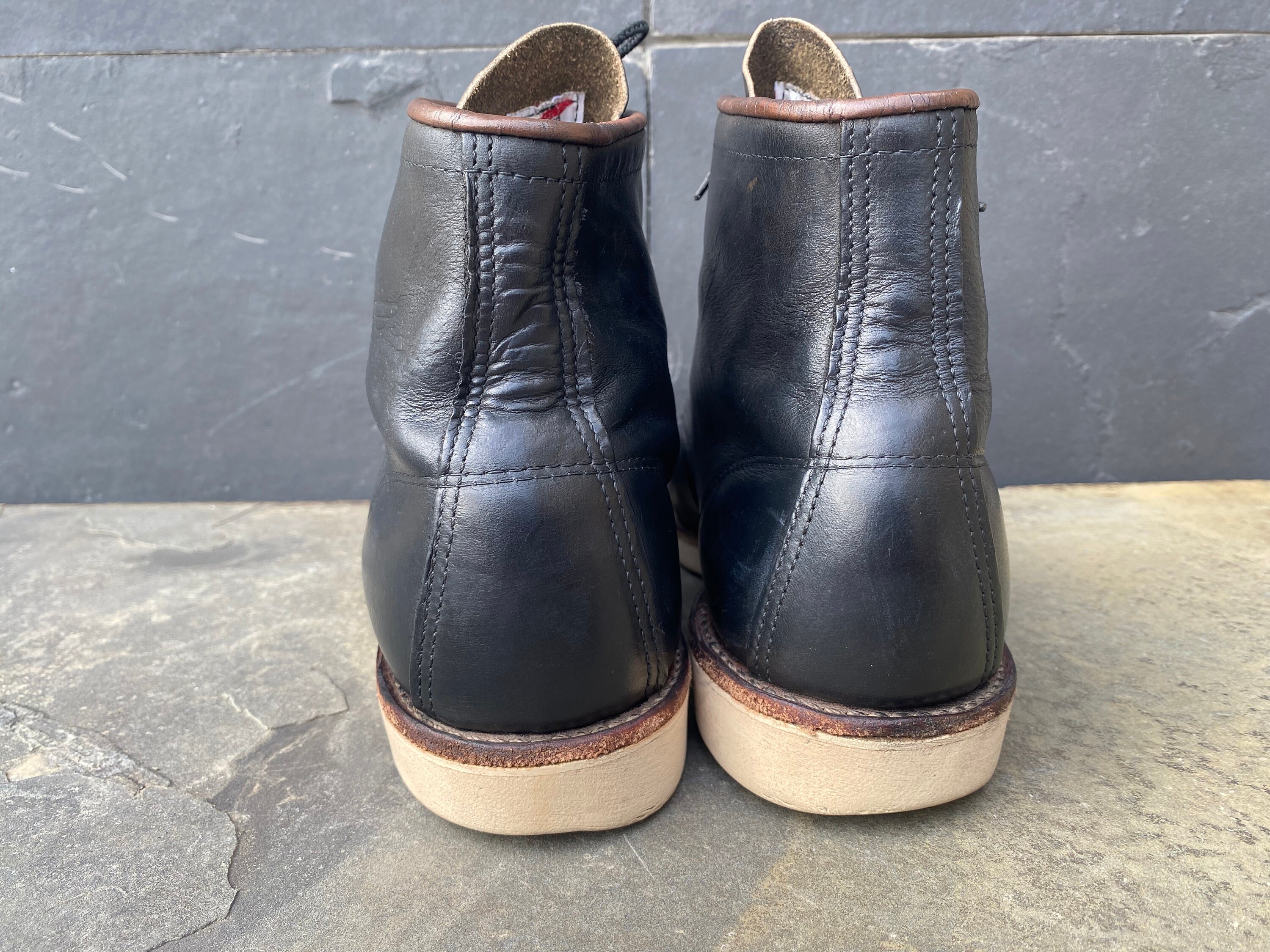 Red Wing 8890 Heritage Moc Toe Leather Boots Made USA Black - Etsy