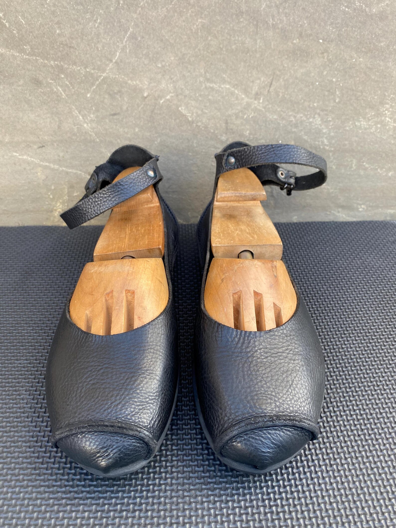 Trippen Black Medieval Leather Comfort Mary Jane Court Shoe TIDY EU 37 US 7 - Etsy