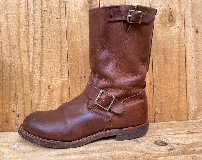 Red Wing 2991 11 Engineer Amber Harness Brown Boots Sz: 11.5 D - Etsy