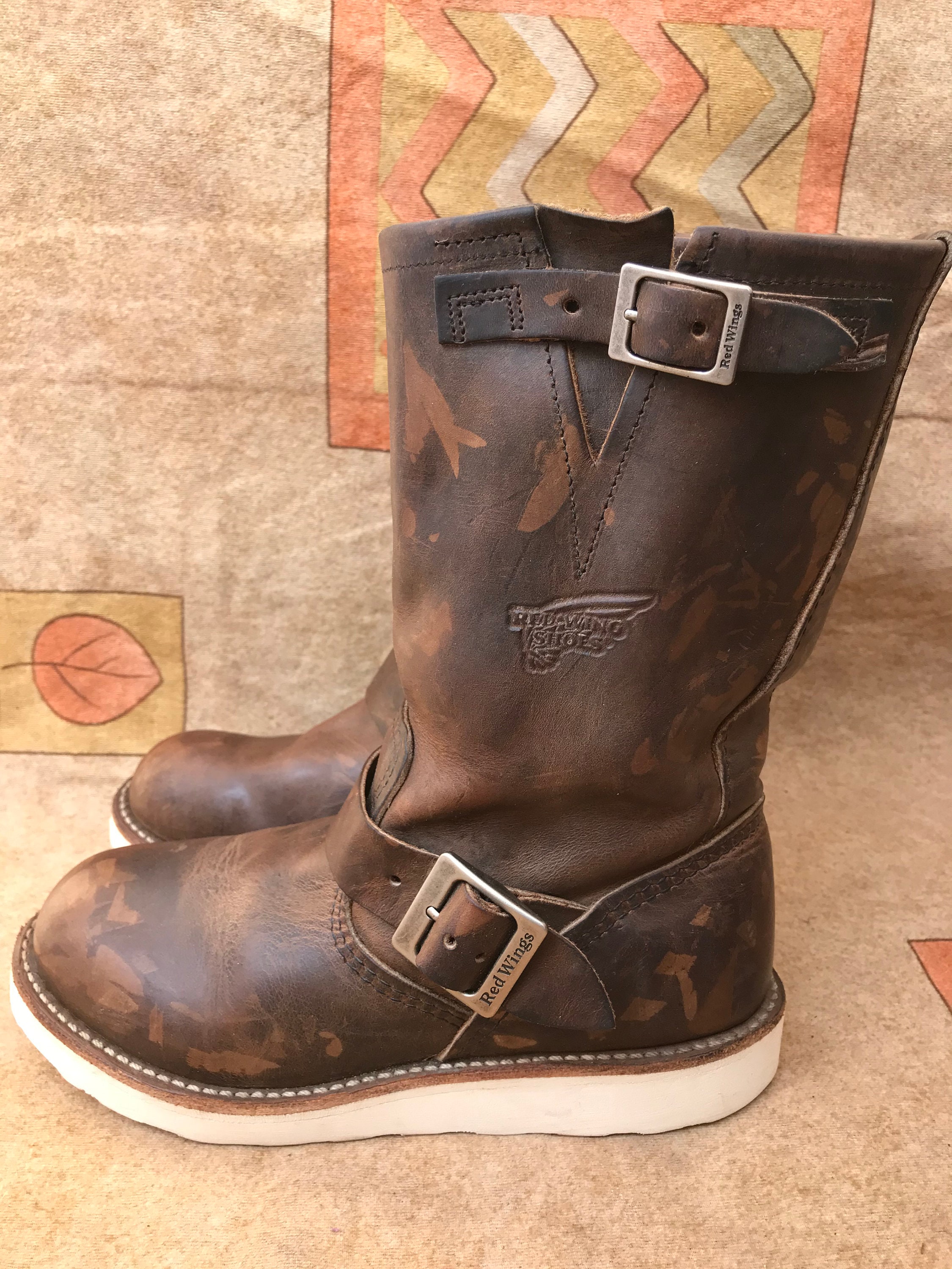 Red Wing Heritage Engineer Boots 2975 Brown Leather Sz Men 4.5 | Etsy