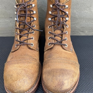 Red Wing Iron Ranger 8113 Boots Hawthorne Muleskinner Roughout Cork ...
