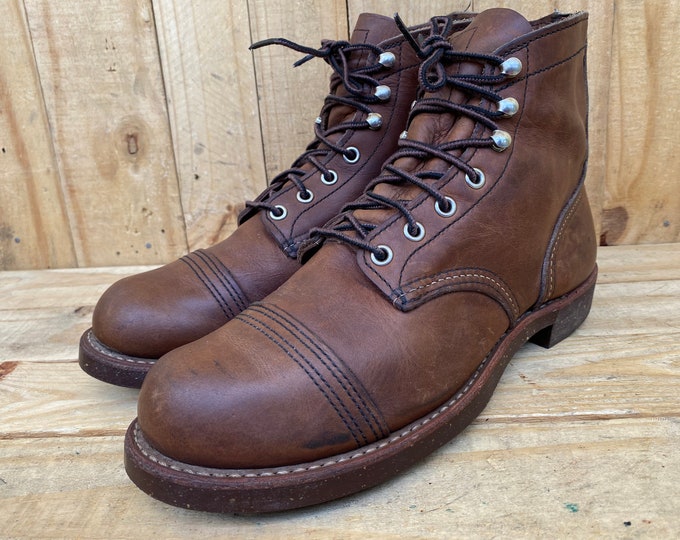 Red Wing Iron Ranger 8111 - Amber Harness Heritage Nitrile Cork, Made ...