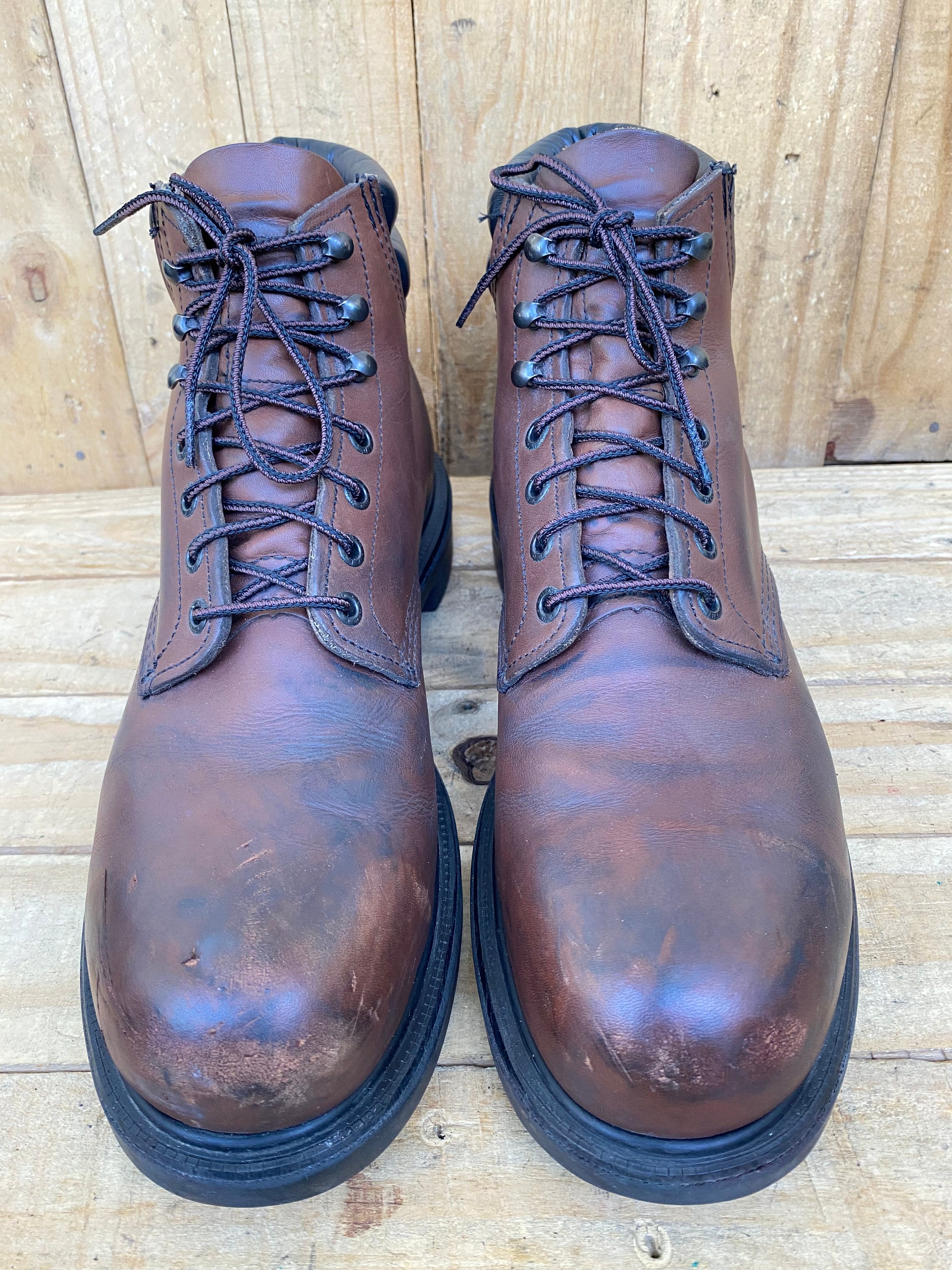 Men's RED WING 2245 6 Steel Toe EH Leather Boots Work Chore Sz 12 - Etsy